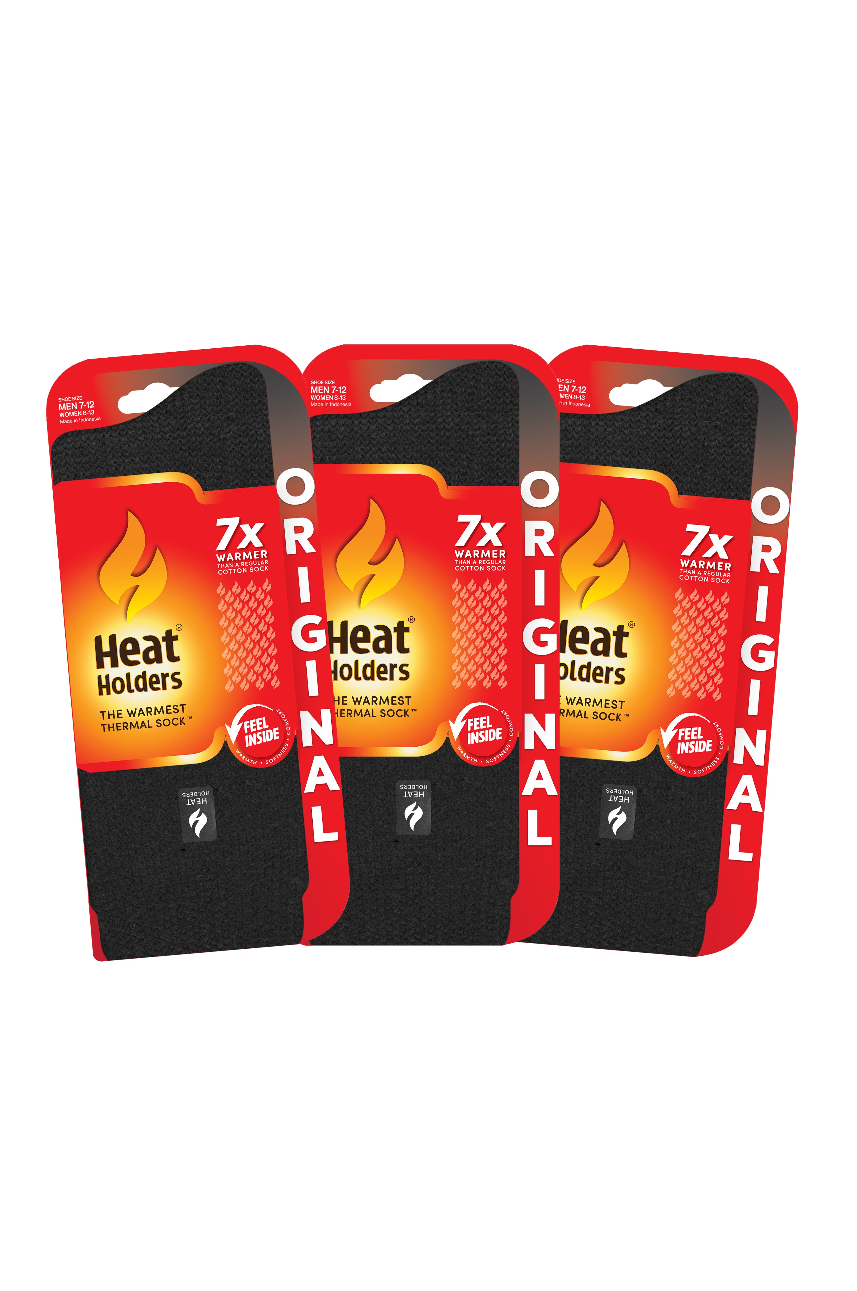 Men's Original socks 3-Pack in Black – Heat Holders®